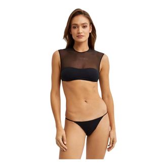 La Reveche Femme, Maillots de bain, Noir, Taille: 38 FR Bikini Top Anna