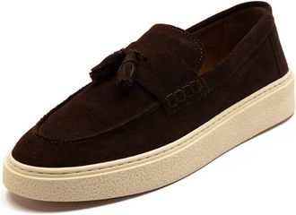 OFF THE HOOK Rory - Mocassins casual à enfiler en daim avec pampilles - Marron