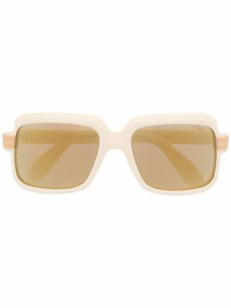 Cazal lunettes de soleil &agrave; monture rectangulaire - Tons neutres