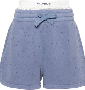 Halfboy Halfboy, Femme, Shorts, Bleu, Taille: 38 FR Shorts Avec Boxer