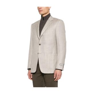 Canali Jacket - - Jackets - Herren - Beige - L