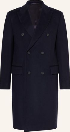 HUGO BOSS Wollmantel blau