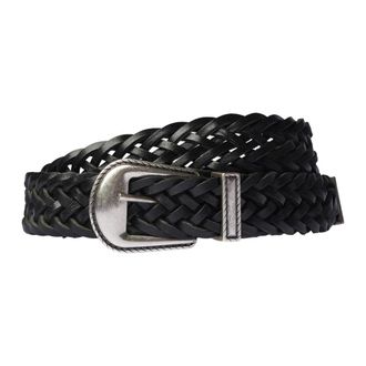 Dondup Geflochtener Lederg&uuml;rtel - - Accessories - Herren - Schwarzk - 100 CM