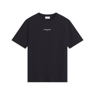 Maison Kitsun&eacute; Homme, Tops, Noir, Taille: M Paris Confort T-Shirt