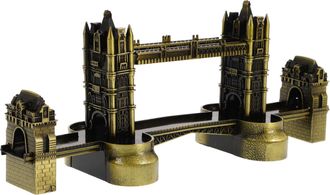 Lurrose London Tower Bridge Modell aus Legierung Vintage Architektur Skulptur Vielseitige Tischdekoration f&uuml;r Schlafzimmer B&uuml;ro und Fotografie Stilvolles Lond