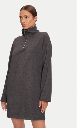 Pieces Strickkleid 17152929 Grau Loose Fit