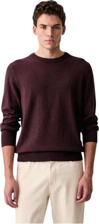 Marc O'Polo Wollmischungs-Pullover - - Knitwear - Herren - Lila - XL
