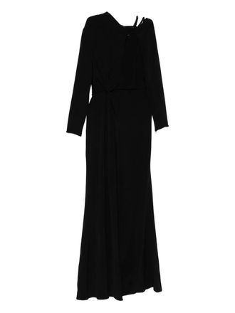 Tom Ford robe à design asymétrique - Noir