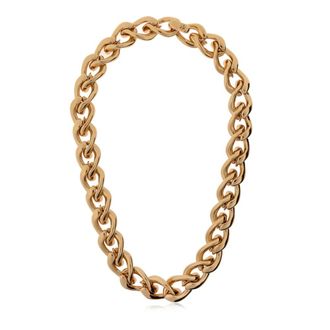 Tory Burch Wishbone Kettenanh&auml;nger - - Accessories - Damen - Gelb - ONE SIZE