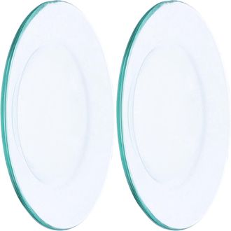 NUOBESTY Veemoon 2 Stück Ersatzschalen für Wachswärmer aus Hitzebeständigem Transparentem Glas Glasschalen für Aromalampen Kerzenwärmer und Duftwachsschmelzen 