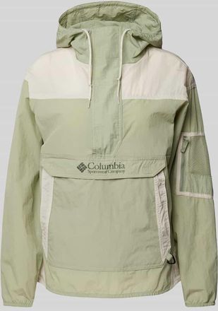 Columbia Windbreaker mit Label-Print Modell CHALLENGER II