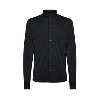 Roberto Ricci Design Lang&auml;rmeliges Jersey-Shirt - - Shirts - Herren - Blau - L