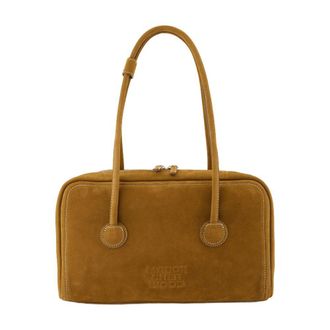 Margesherwood Womens Soft Cowhide Shoulder Bag Brown
