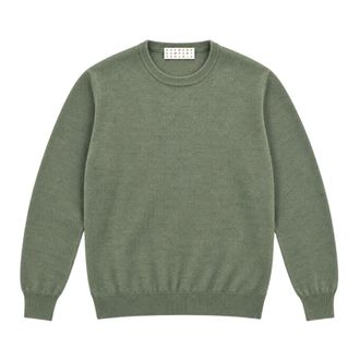 Cashmere Company Cashmere Company - Girocollo F.12 - Homme - Pulls - Vert - Taille: M