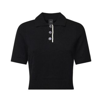 Pinko Gorgona Polo - - Knitwear - Damen - Schwarzk - M