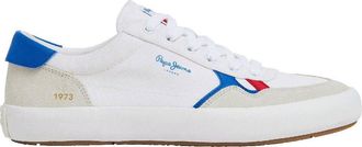 Pepe Jeans London Herren Travis Brit M Sneaker, Weiß (Weiß), 11