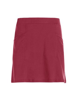 vishes Damen-Minirock in Dunkelrot I Gr&ouml;&szlig;e L (38) I Bequem & modisch f&uuml;r Alltag & Freizeit I Handgefertigt aus 100% Baumwolle I F&uuml;r warme & kalte Monate I Na