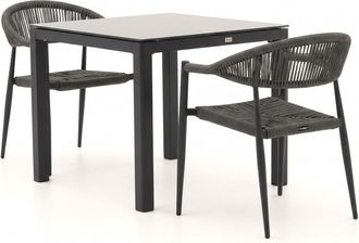 Manifesto Furniture Manifesto Belpasso/La Fonte 90 cm Gartenm&ouml;bel-Set 3-teilig stapelbar