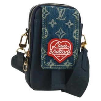 Louis Vuitton Pre-owned Vintage Canvas Crossbody Bag - - Pre-owned - Damen - Blau - ONE SIZE