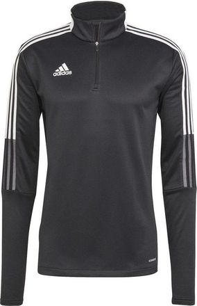 adidas Performance Langarmshirt Tiro 21 Warm (rec. Polyester, Stehkragen) schwarz Herren