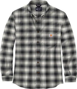 Carhartt Work in Progress Herren 105945 Rugged Flex Relaxed Fit Midweight Flanell Long-S - XXL Regular - Malz, Malt, XX-Large