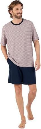 Damart Pyjashort Climatyl Homme Gris Rayé Taille XL