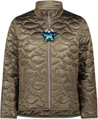 Cartoon Steppjacke Damen mit Eingrifftaschen