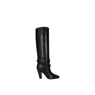Celine Schwarze Leder Stiefeletten mit spitzer Kappe - - Shoes - Damen - Schwarzk - 40 EU