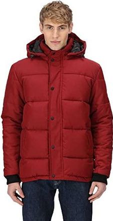 Regatta Homme Farren Baffled Quilted Jackets, Syrah Red, M EU