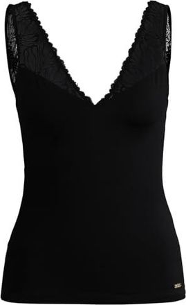 BOSS Bianca_Top T-Shirt Pyjama, Black, S Women