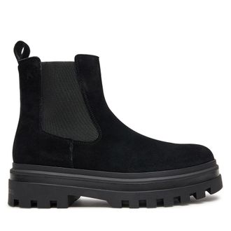 Calvin Klein Jeans Klassische Stiefeletten Calvin Klein Jeans Lugged Chelsea Boot Hr Su YM0YM01067 Schwarz