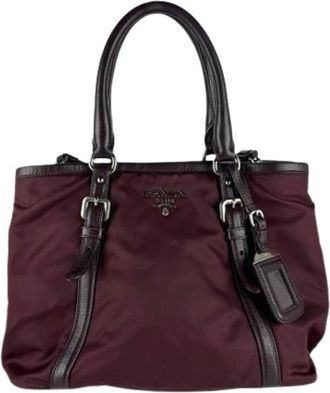 Prada Pre-owned Vintage Tote Bag - - Pre-owned - Damen - Lila - ONE SIZE