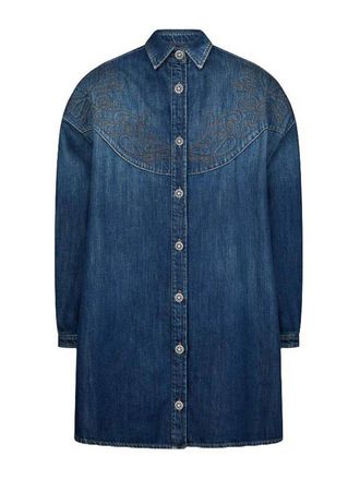 Dondup Robe Au Genou - D&eacute;lav&eacute;