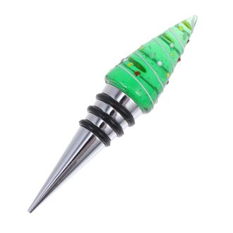 Pretyzoom 2 Stk Weihnachtliche Weinkorken Weihnachtswein Topper Weinverschluss Aus Gummi Dekorativer Weinstopfen Weinflaschenverschl&uuml;sse F&uuml;r Weihnachten Vacutri