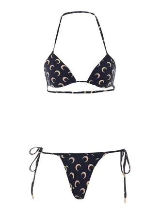 Marine Serre Maillot De Bain - Noir