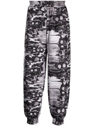 ISO.POETISM pantalon de jogging Khumbu à imprimé abstrait - Noir