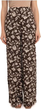 Pennyblack Femme, Pantalons, Brun, Taille: 44 FR Pbbutilita Wide Pantalons