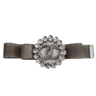 Louis Vuitton Ceinture vintage en toile Pre-owned - Femme - Pre-owned - Gris - Taille: ONE Size