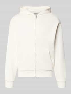 Review Regular Fit Sweatjacke mit K&auml;nguru-Tasche