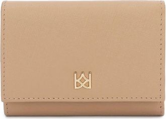 Kazar Femme, Accessoires, Beige, Taille: ONE Size Portefeuille compact en cuir
