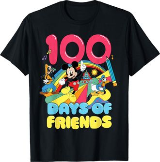 Disney Mickey & Friends 100 Days of Friends 100th Day School T-Shirt