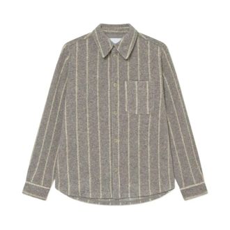 Les Deux Kurzarmhemd - - Shirts - Herren - Grau - S