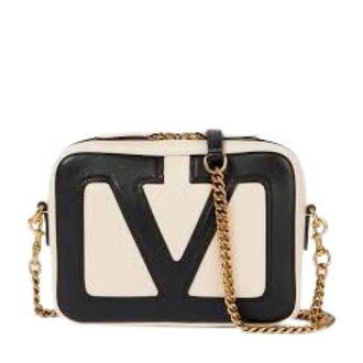 Valentino VLogo Leder-Henkeltasche - - Bags - Damen - Schwarzk - ONE SIZE