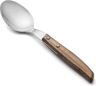 Arcos Essl&ouml;ffel Edelstahl 18/10 - Holzgriff - Perfekt f&uuml;r t&auml;glichen Gebrauch - 200 mm - Tischmesser Serie