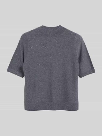 s.Oliver Black Label Pullover mit Glitzer-Applikation