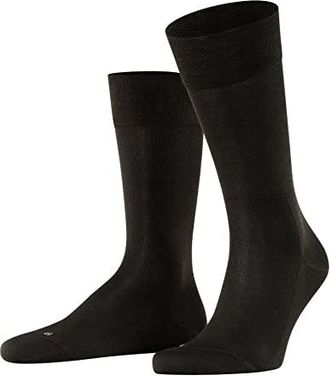 Falke Sensitive Malaga, Chaussettes Homme, Coton, Marron (Brown 5930), 43-46 (1 Paire)