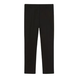 Max Mara Cecco Stretch Gabardine Hose - - Trousers - Damen - Schwarzk - XL