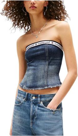 Tommy Jeans Femme, Tops, Bleu, Taille: 38 FR Accessories