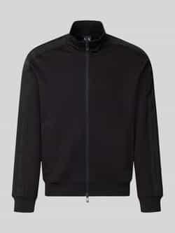 A|X Armani Exchange Regular Fit Sweatjacke aus Baumwoll-Mix Modell Felpa