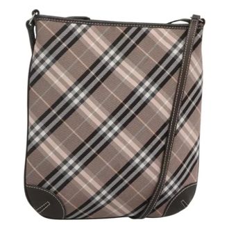 Burberry Pre-owned Toile sacs-ports-paule - Femme - Pre-owned - Rose - Taille: ONE Size
